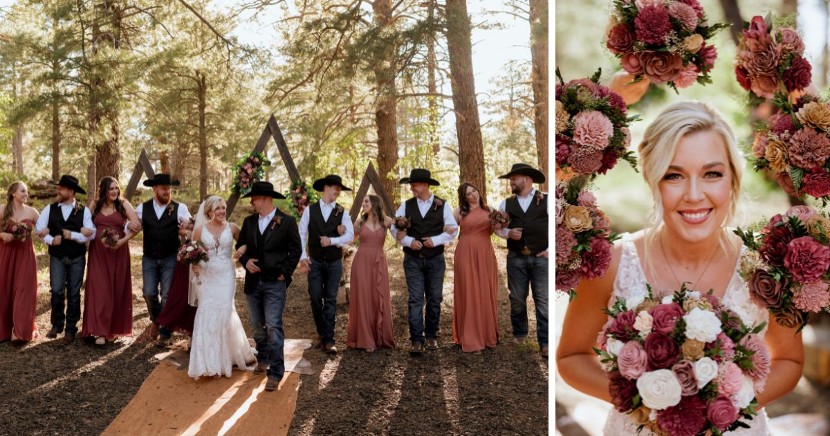 Rustic Forest Wedding in Flagstaff | Elopement Photographer | Maya ...